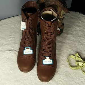 Time and Tru | Shoes | Time And Tru Womens Brown Boots 8w | Poshmark